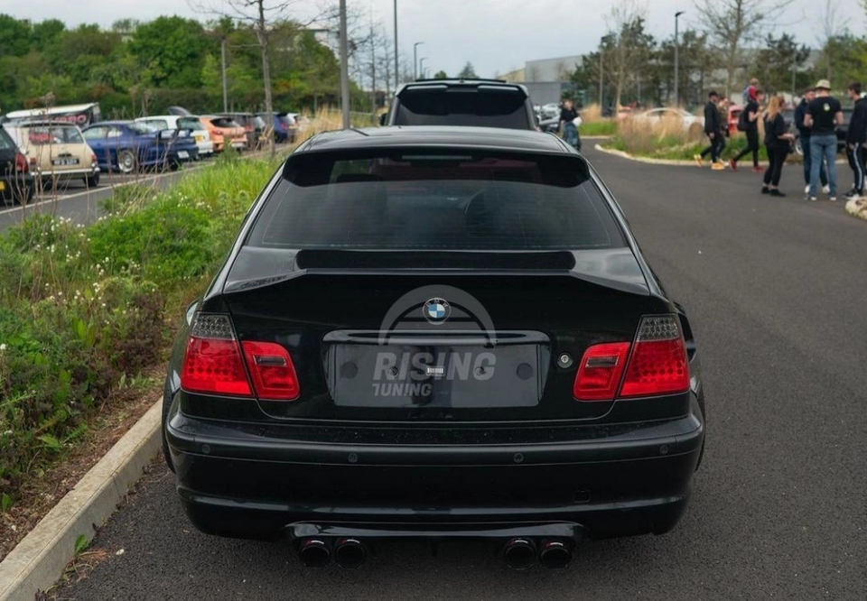 E46 ducktail trunk Spoiler M3 bmw e46 sedan Spoiler lip JDM style | eBay
