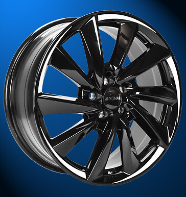 Ronal R70 7.5 X 18 5 X 112 50 jetblack white tail online kaufen | eBay
