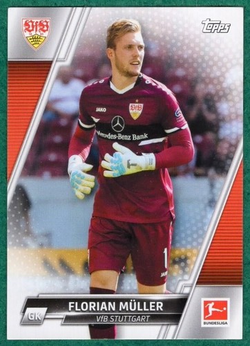 Florian Muller - 2021-22 Topps Bundesliga #170 - VfB Stuttgart Soccer ...