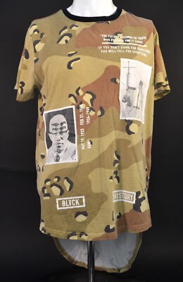 Rise As 1ne Camouflage Graphic T Shirt Black History | Men's Size M | eBay