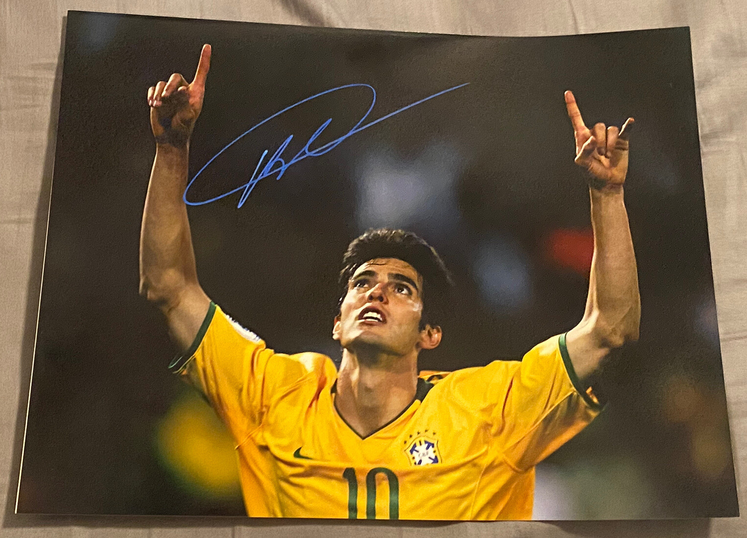 Ricardo Kaka signed auto 11x14 Photo AC Milan Brazil | eBay