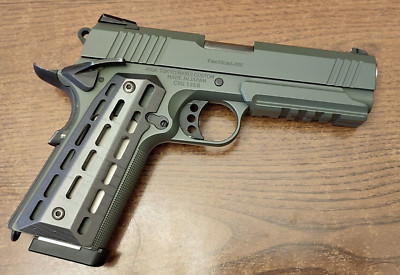 Colt 1911 Skeletonized Skeleton Grips Full Size Black | eBay