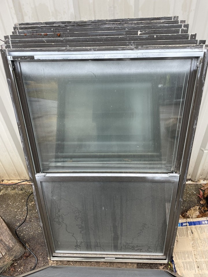 Lot Of 10 White Single Hung Double Pane Aluminum Windows 2.0x4.0 | eBay