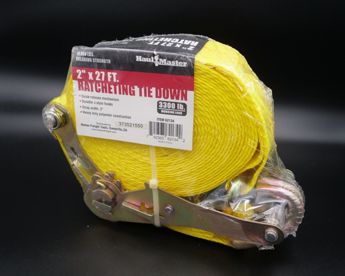 Haul Master 2" X 27 ft Ratcheting Tie Down 3300 Lbs Working Load - New ...