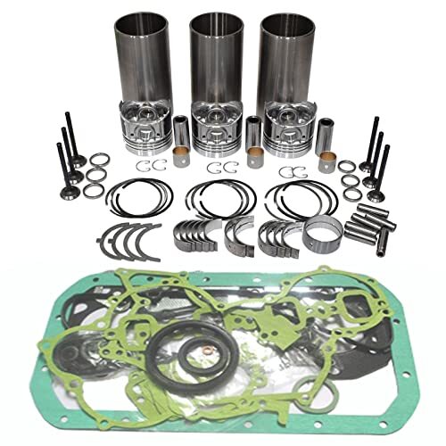 3TNE74 Overhaul Rebuild Kit Compatible for Yanmar 3TNE74 Engine AF17 ...