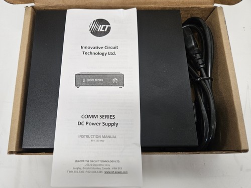 ICT Comm Series DC Power Supply • ICT12-12• 120 VAC - 113.8 VDC • 6.3A ...