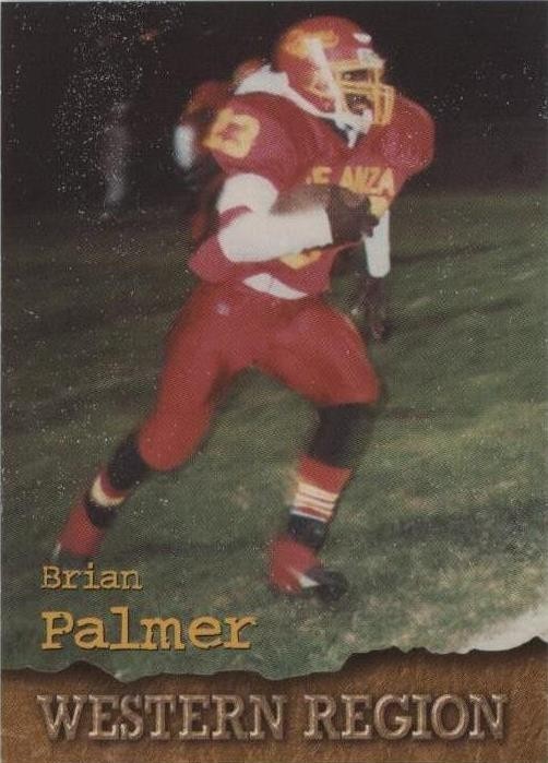 1996 Roox Western Region High School Football - Brian Palmer #20 for ...