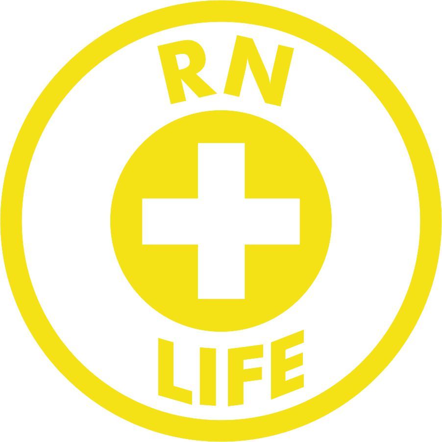 RN LIFE High Quality Vinyl Decal Sticker Medical Registered Nurse Life ...