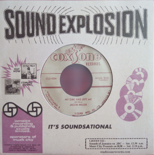 Jacob Miller / Alton Ellis & Ed Nangle - My Girl Has Left Me / Whipping ...