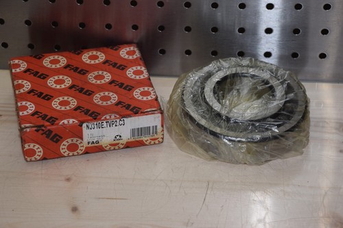 FAG NJ310E.TVP2.C3 SINGLE ROW CYLINDRICAL ROLLER BEARING REMOVABLE RING ...