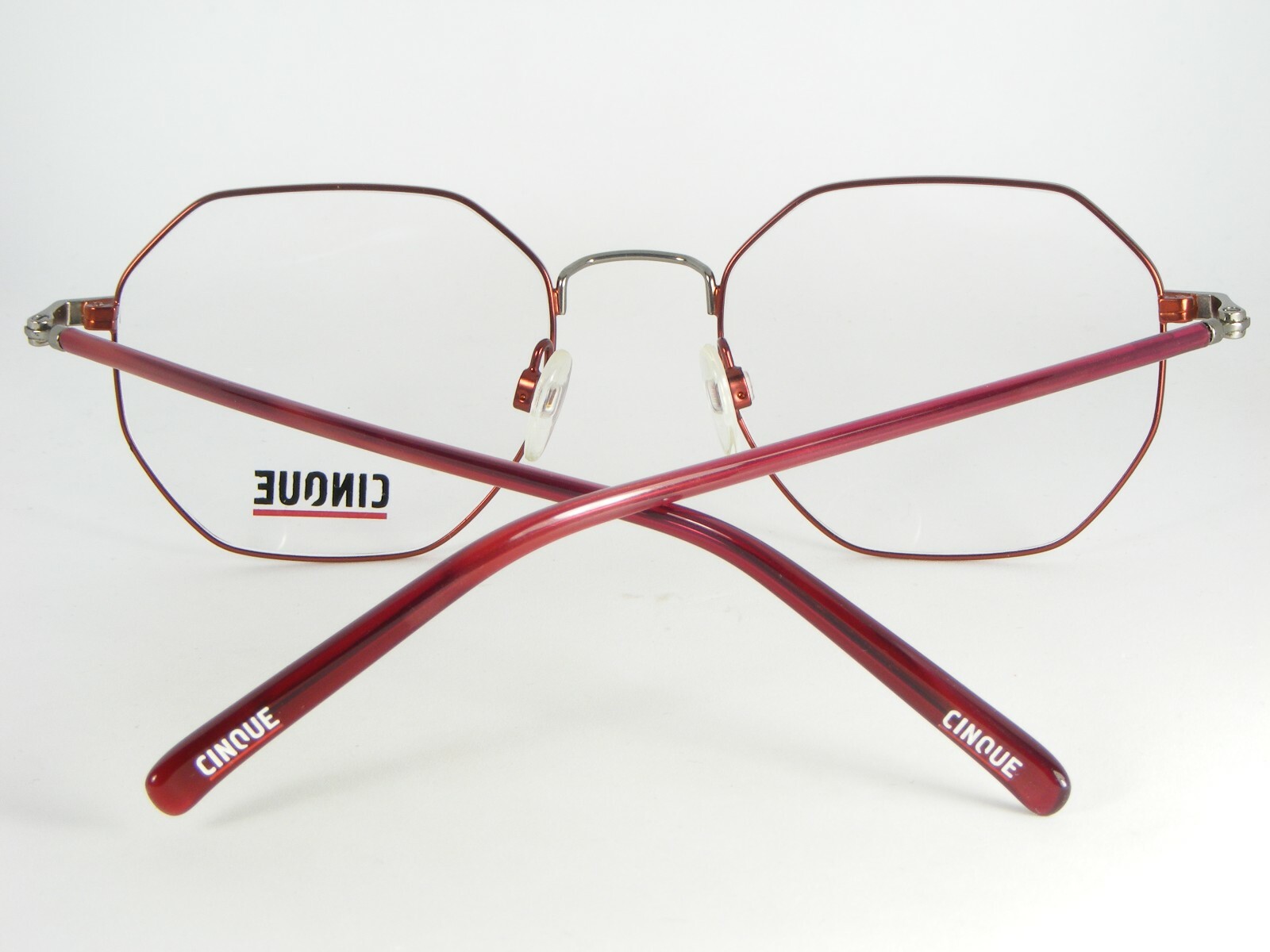 CINQUE by VISTAN 11032 3 RED-BORDEAUX /GREY EYEGLASSES GLASSES FRAME 51 ...