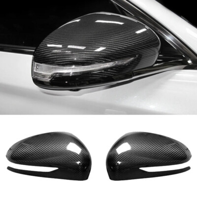 For 2017-2023 Genesis G70 REAL Carbon Fiber Side Door Rearview Mirror ...