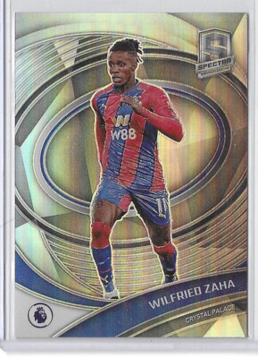2021-22 Panini Chronicles Spectra Wilfried Zaha Silver Holo Crystal ...