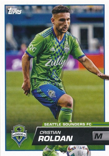 #124 CRISTIAN ROLDAN 2023 Topps MLS Soccer SEATTLE SOUNDERS | eBay