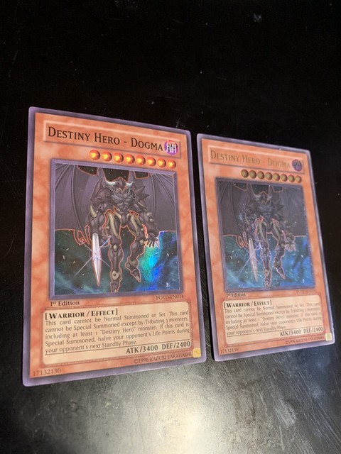 Yu-Gi-Oh! TCG Destiny Hero - Dogma Power of the Duelist POTD-EN014 1st ...