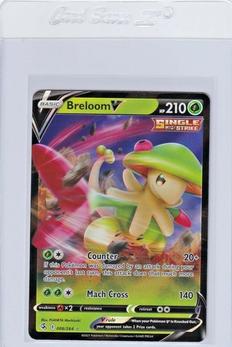 Pokemon TCG - Fusion Strike - Breloom V 006/264 - Rare Holo - Z1958 | eBay