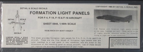 Detail & Scale 1/32nd Scale Formation Light Panels Decal Sheet | eBay