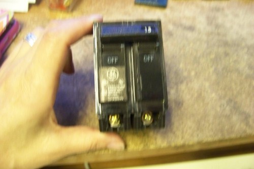 General Electric THQL2115 Circuit Breaker, 2-Pole 15-Amp Thick Series ...