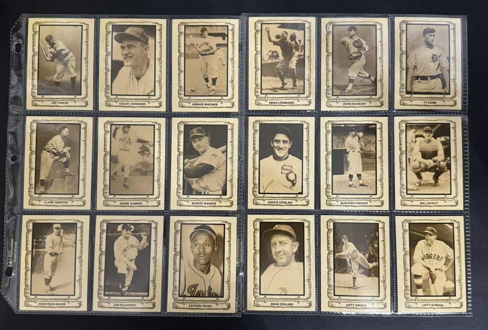 1980-83 CRAMER BASEBALL LEGENDS SERIES 1-4 120 COMPLETE CARD SET RUTH ...