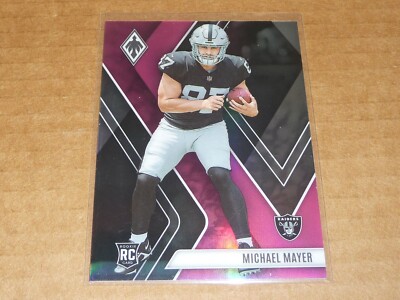 2023 Panini Phoenix MICHAEL MAYER PINK RC/ROOKIE RAIDERS /199 M7335 | eBay