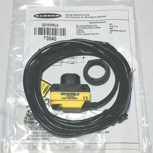 1pcs New BANNER QS18VP6LD Photoelectric Switch ONE Year Warranty | eBay