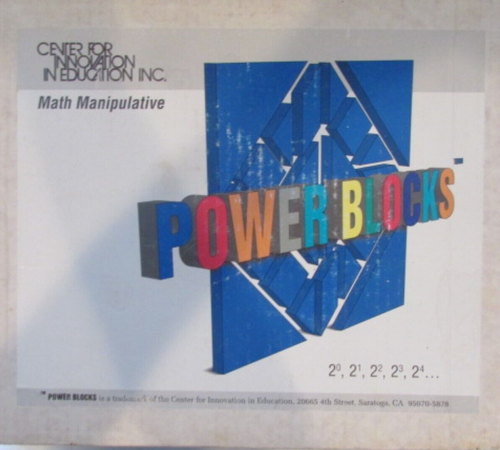 Math Manipulatives Power Blocks by Center for Innovation in Education ...