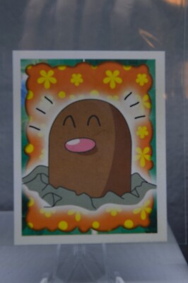 1999 #50 Diglett Pokemon Series 1 Sticker Topps Merlin Nintendo Pack ...