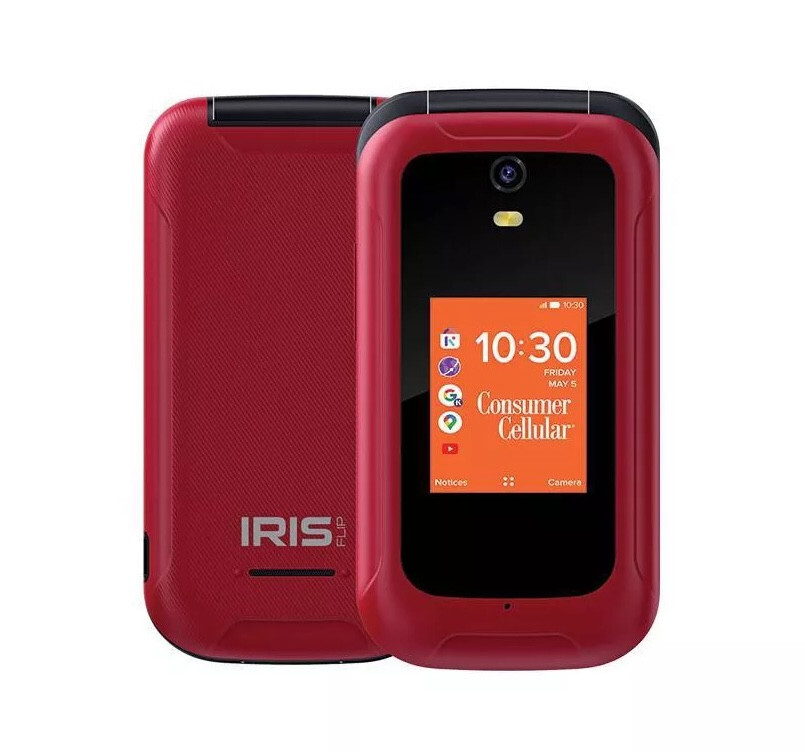 IRIS Flip 8GB Unlocked 4G LTE Flip-Phone - Very Good | eBay