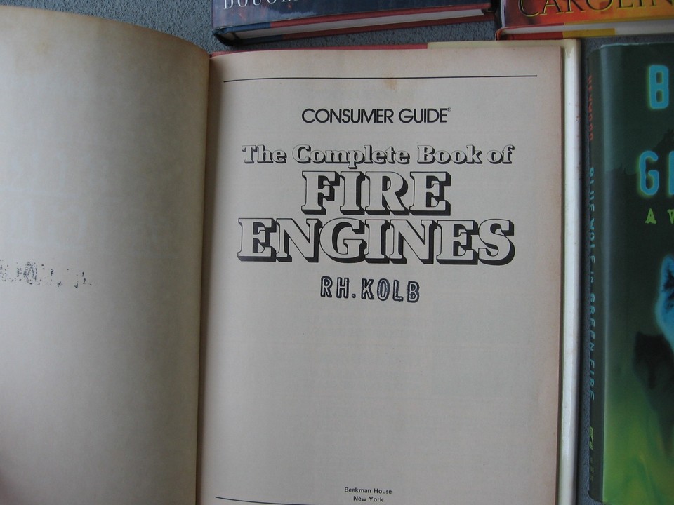 19- Fire Fighting Fireman Fire Dept Related Books/Handbook/ Engines ...