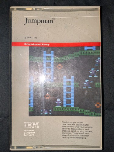 Original Jumpman for the IBM PC Full Box and Manual | eBay