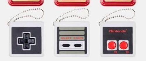 Nintendo Tokyo Controller Button Charm 3 Set Gacha Keychain NES New ...