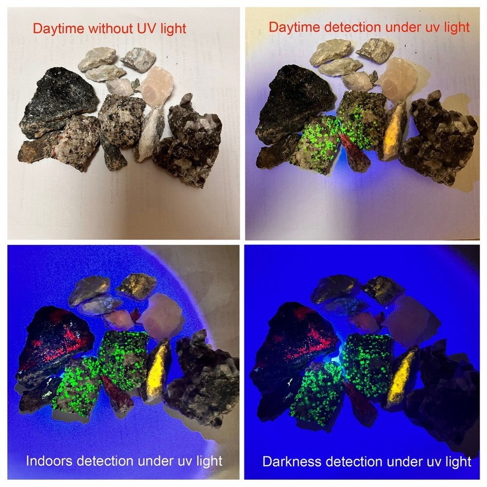 Rechargeable Powerful Shortwave 254nm UVC LED Flashlight SW UV Torch ...