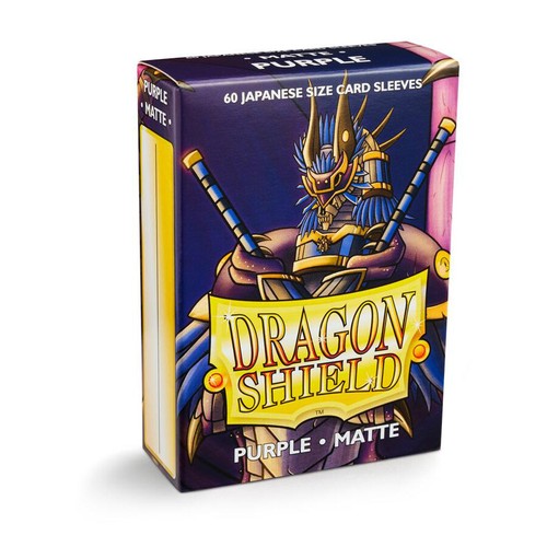 Dragon Shield Purple Matte Japanese 60 Card Sleeves | eBay