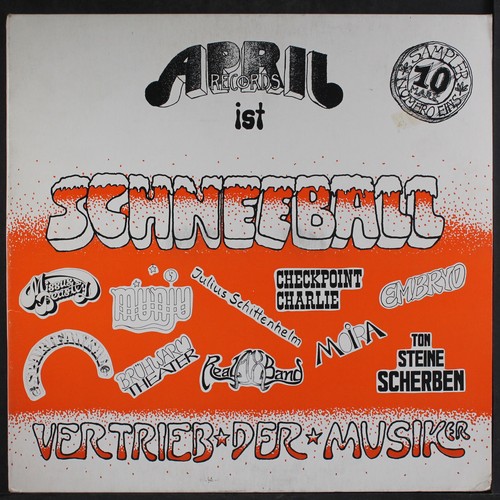 VARIOUS: april ist schneeball SCHNEEBALL 12" LP 33 RPM | eBay
