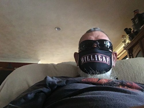 DILLIGAF MC BIKER skull Washable Unisex Face Mask Mouth Mask Protective ...