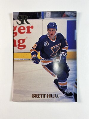 Brett Hull St Louis Blues 1992 Sports Report Silver SR #16 Rare Oddball ...