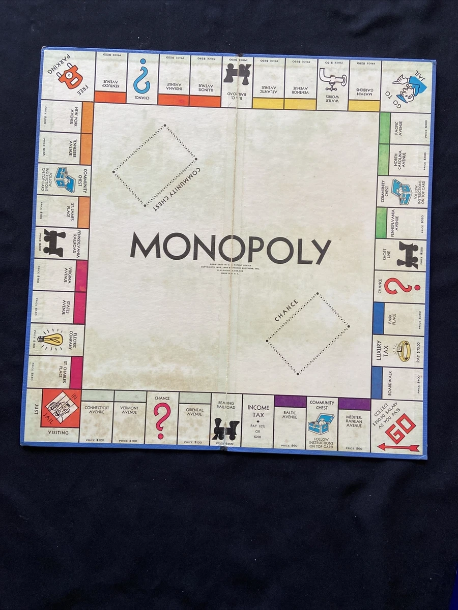 Original Monopoly Game 1935