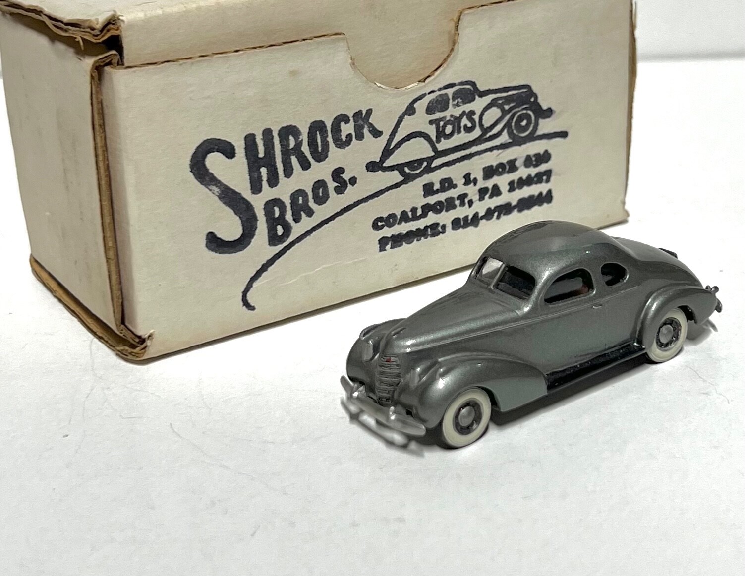 Shrock Brothers 1938 Studebaker President Coupe Winchester Grey 1:72 | eBay