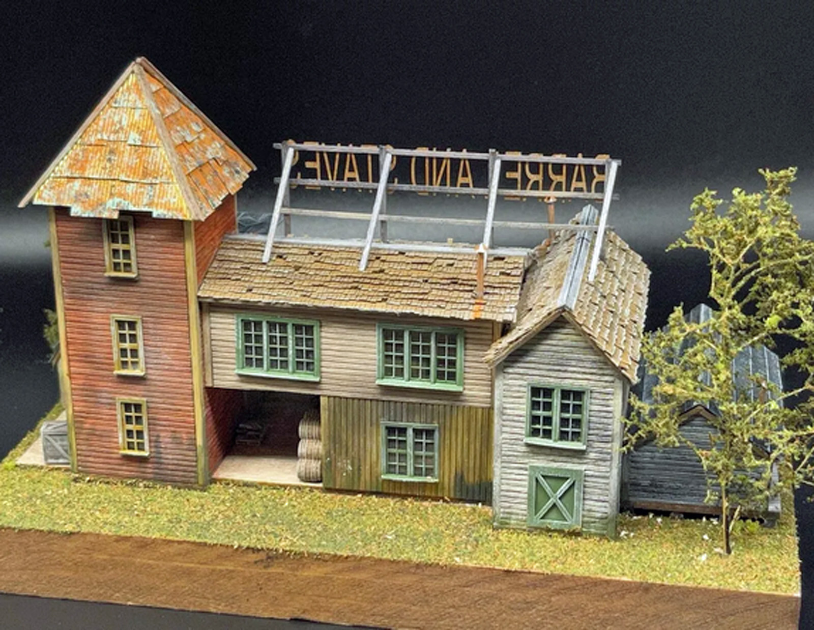 BARREL AND STAVES N Scale Nn3 Unpainted Model Railroad Structure Wood ...