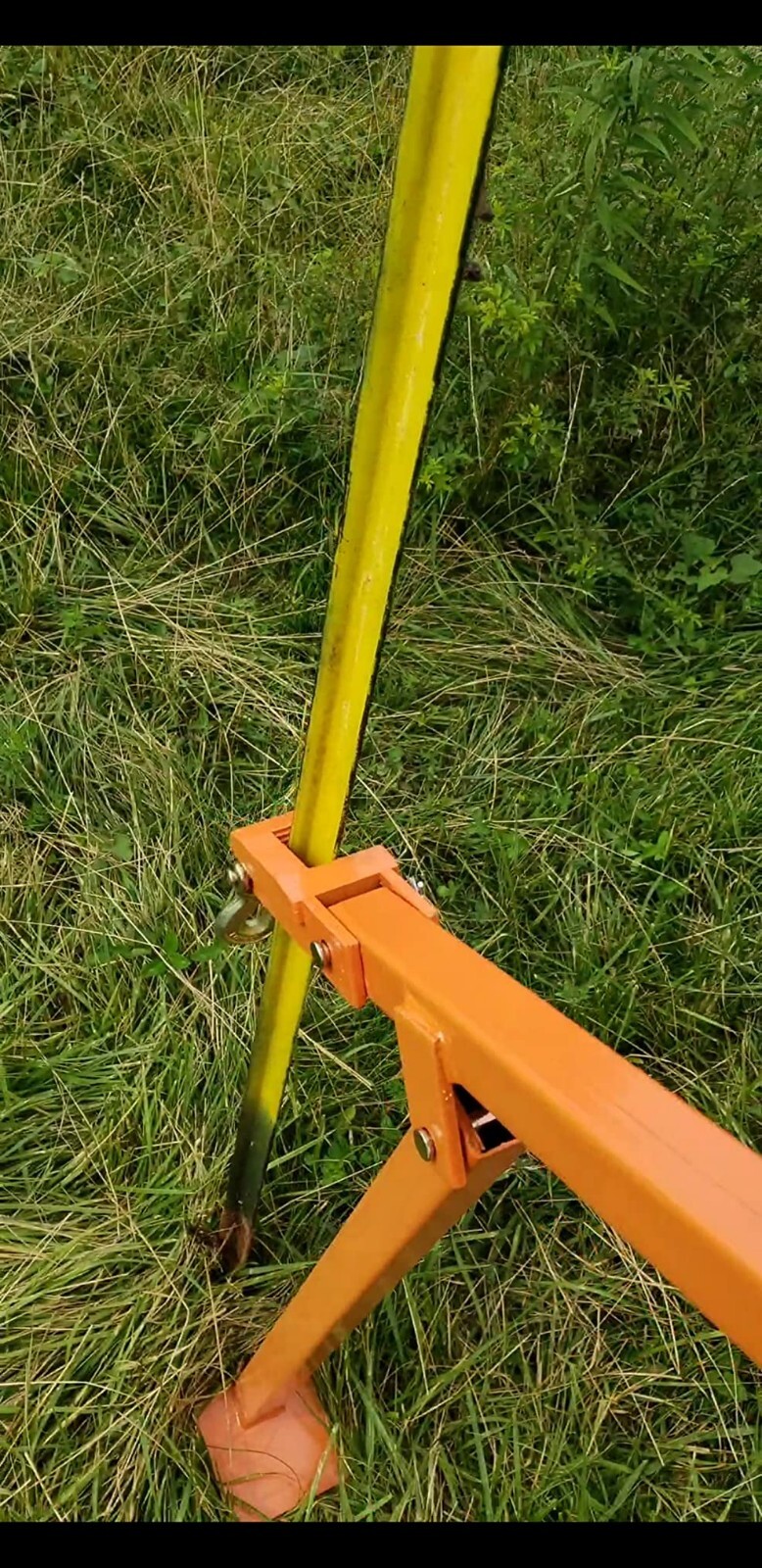 Heavy Duty Metal Post Puller Pulling T-Post Removal Farm Fence Stake ...