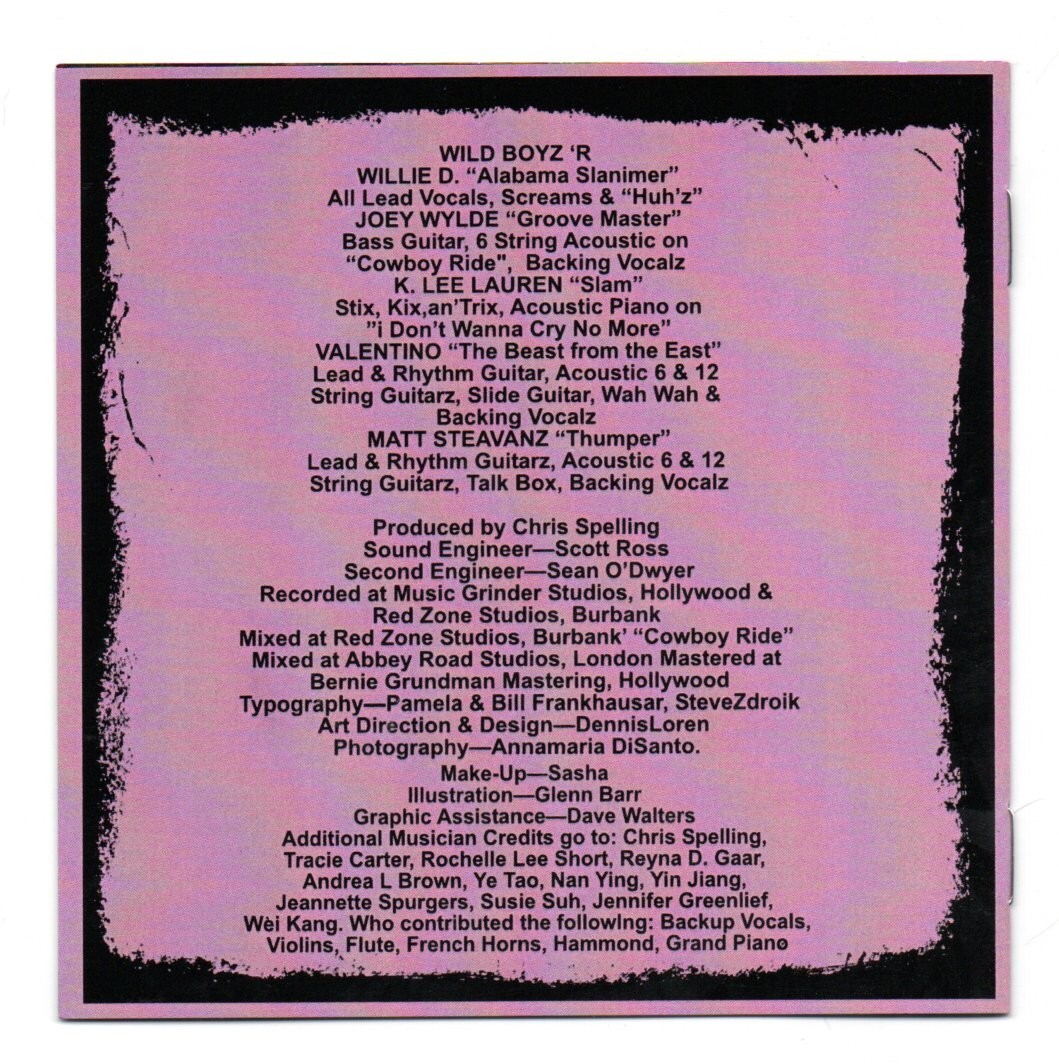 WILD BOYZ: UNLEASHED CD REISSUE GLAM HARD ROCK DORIAN GRAY | eBay