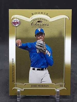 JOSE MORBAN 2003 DONRUSS CLASSICS ROOKIE #970/1500 RANGERS | eBay