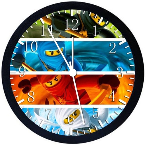 Ninja Ninjago Wall Clock 12" Large Personalized option with adding ...