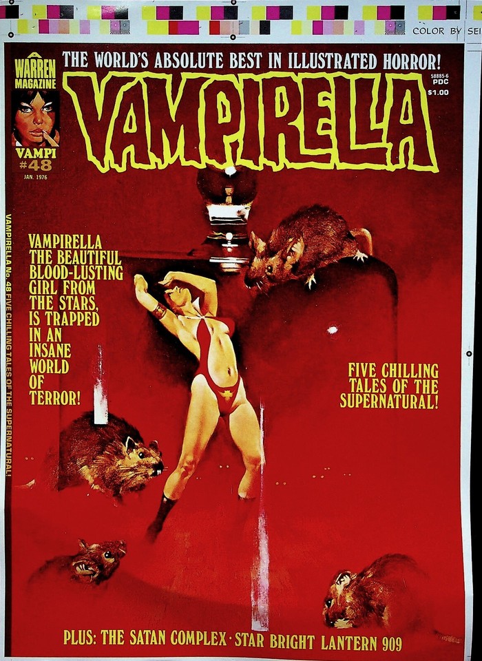 VAMPIRELLA #48 Warren Publishing Master Enrich Torres Cover Proof Jan 1976 #WA | eBay
