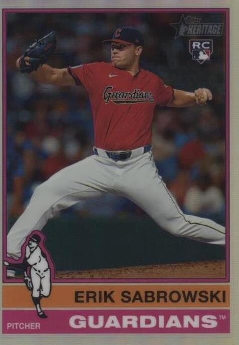 2025 Topps Heritage - High Number SP Erik Sabrowski #433 Chrome ...