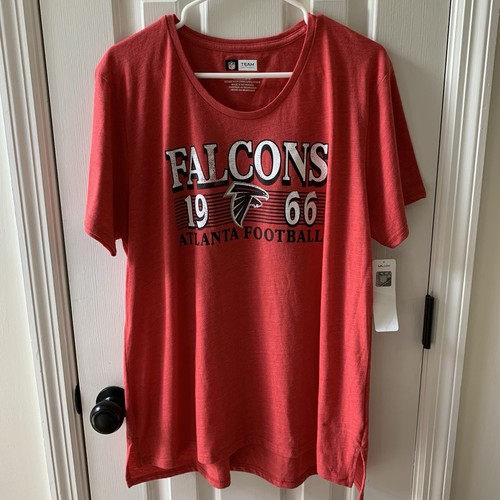 Altanta Falcons Logo Womens Red Short Sleeve Tee Shirt Size 2XL NWT | eBay