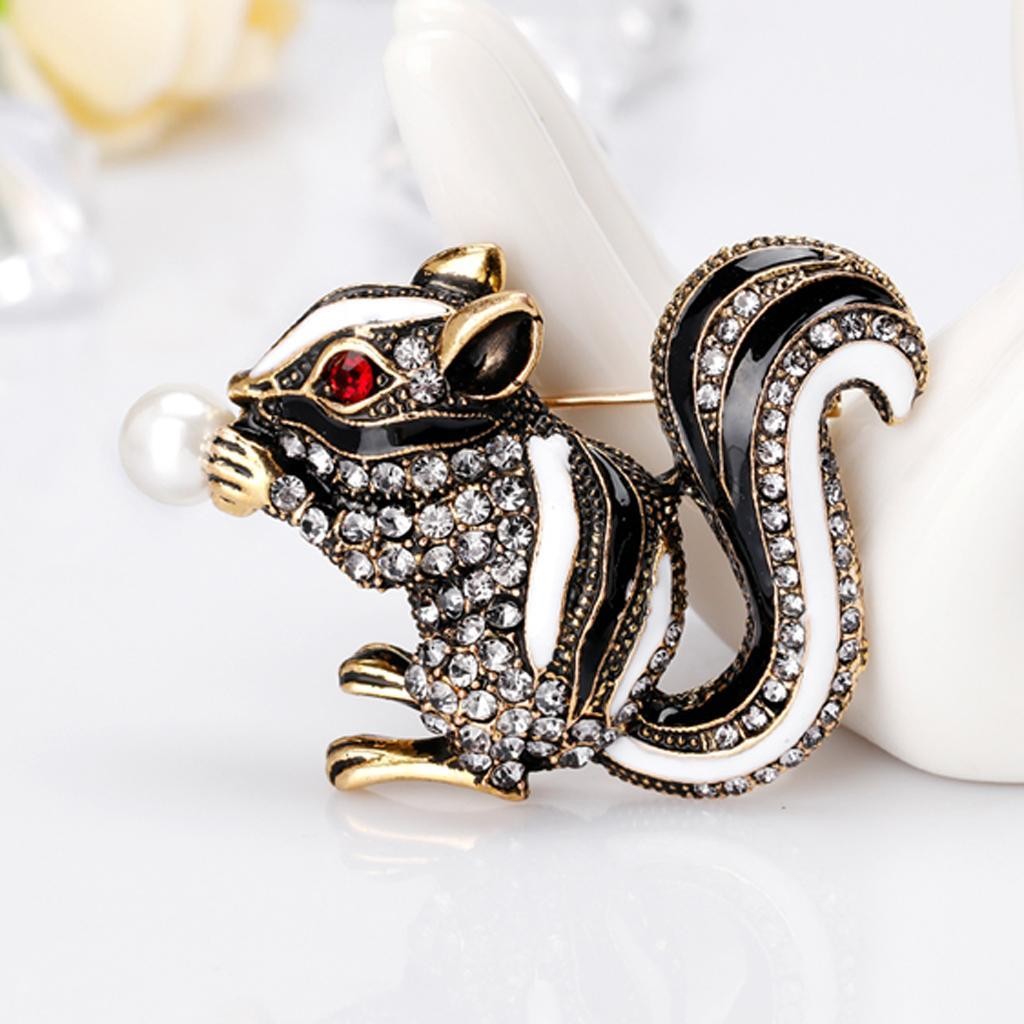 Broche ornementale en forme d'écureuil pour chapeau et sac à outils ...