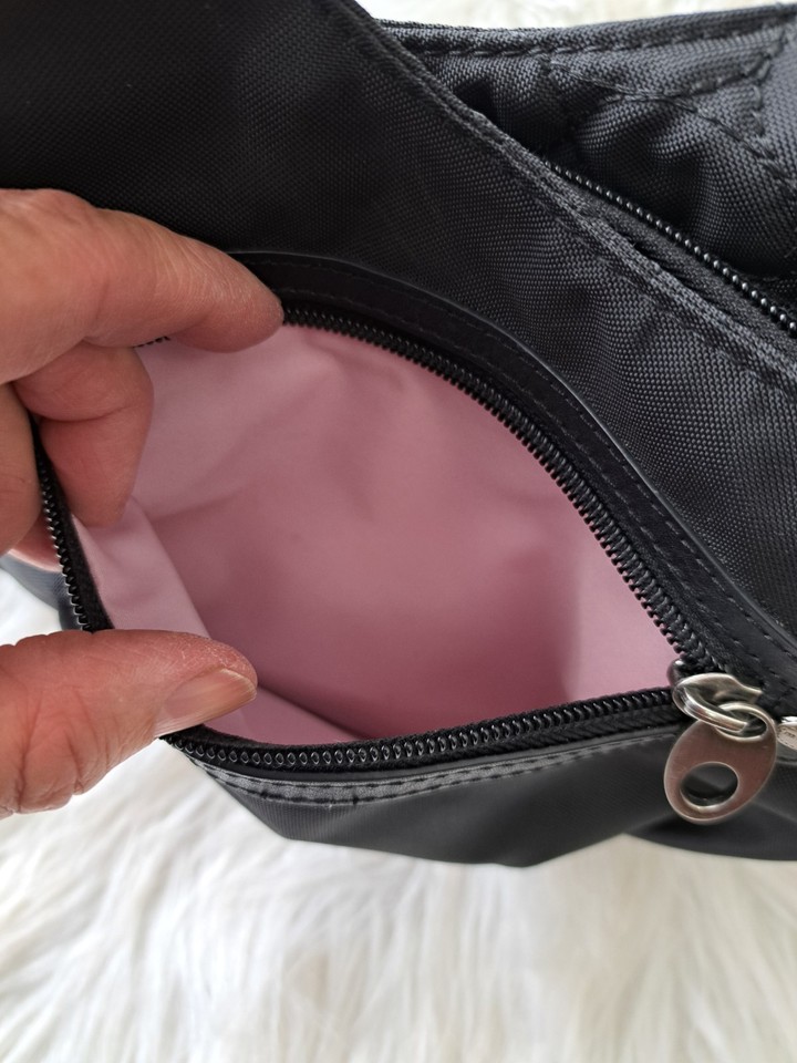 Sm deluxe Mosey blk nylon bag | eBay