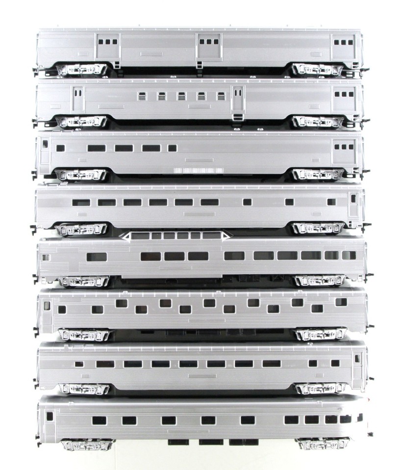 HO Scale ***UNDECORATED*** Lightweight Passenger Car 8-Pack Set ...