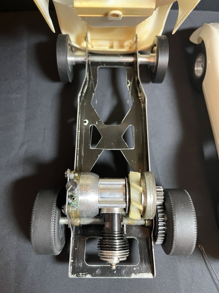 COX CHAPARRAL Tether Car Body & Chassis LOT - for Restoration | eBay